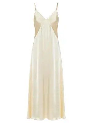 FORTE_FORTE Lurex-threaded Dress - Cream