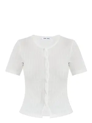 SAMSØE SAMSØE Sajuni Ribbed Top - White