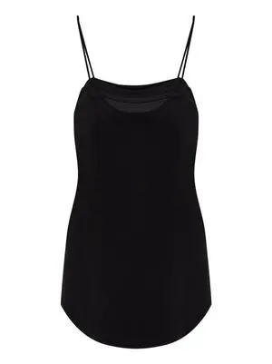 Balmain Spaghetti Strap Top - Black