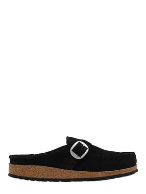 BIRKENSTOCK Buckley Suede Slides - Black