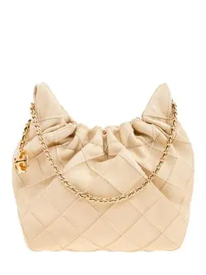 Tory Burch Fleming Mini Bag - Beige
