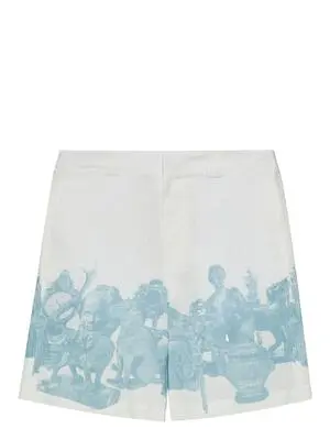 Givenchy Linen Shorts - White