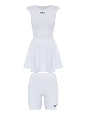 Emporio Armani Dress And Shorts Set - White
