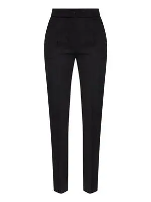Jacquemus Tibau Pleat-front Trousers - Black