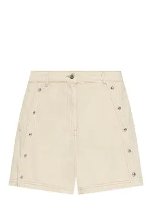IRO PARIS Fayez High-waisted Shorts - Cream