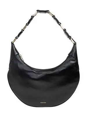 ANINE BING Leather Shoulder Bag - Black