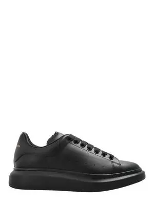 Alexander McQueen Tech Leather Sneakers - Black