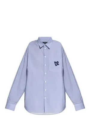 Dsquared2 Summer Lovers Striped Shirt - Blue