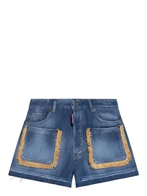 Dsquared2 Summer Lovers Capsule Denim Shorts - Blue