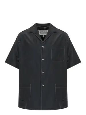 MAISON MARGIELA Short Sleeve Shirt - Black