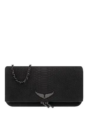 Zadig&Voltaire Shoulder Bag With Logo - Black