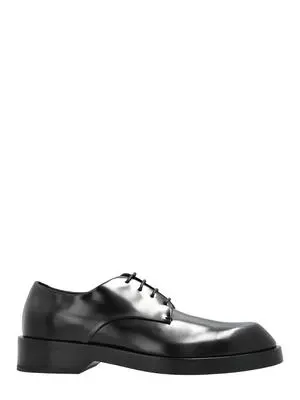 JIL SANDER Lace-up Leather Shoes - Black
