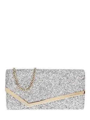 JIMMY CHOO Emmia Clutch - Silver