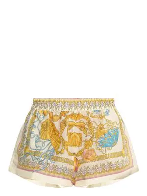 Versace Printed Beach Shorts - Multicolour