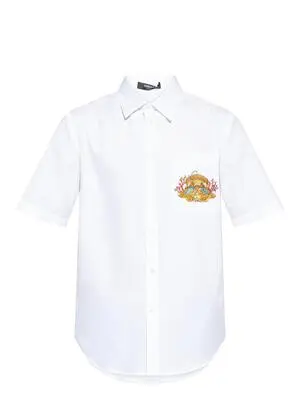 Versace Shirt With A Pocket - White