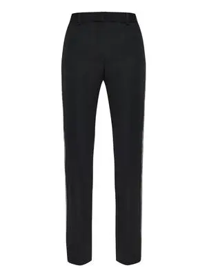 VERSACE Trousers With Shimmering Side Stripes