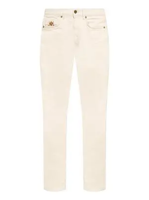 Versace Tapered Leg Jeans - Cream