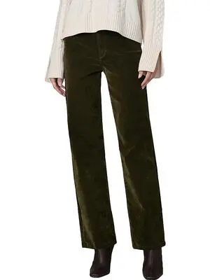 Joe's Jeans The Margot Straight Flocked Jeans - Olive