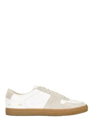 COMMON PROJECTS Bball Slim Gum Sole Sneakers - Off White