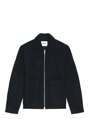 Nn07 Gael Jacket Navy Blue