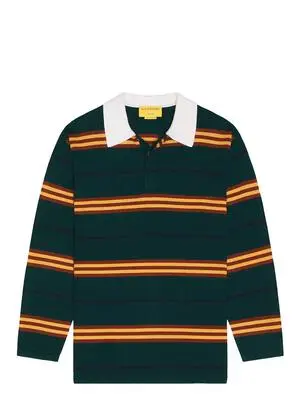 Guest In Residence Striped Rugby Top - Holly Combo