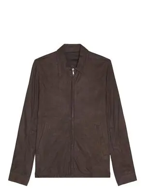 Rick Owens Brad Leather Jacket - Darkdust