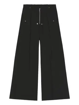 Rick Owens Tailored Wide Belas - Black