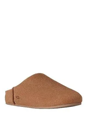 Pink Ugg® Elea Suede Slip-on Slippers - Brown