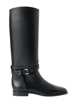 Ralph Lauren Leather Donnely Boots - Black