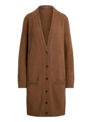 Ralph Lauren Cashmere-alpaca Long Cardigan - Brown