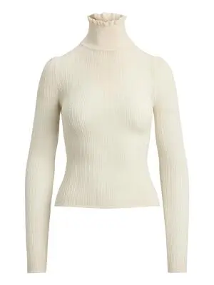RALPH LAUREN Silk-Cashmere Rollneck Sweater