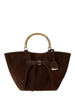 Ralph Lauren Suede Tote Bag - Brown