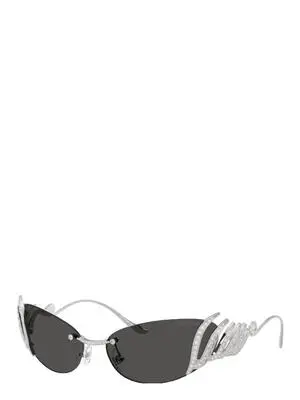 SWAROVSKI Sk7041 Sunglasses - Silver