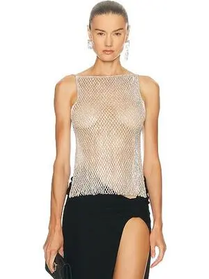 MAY MASHIAH Alice Top - Silver