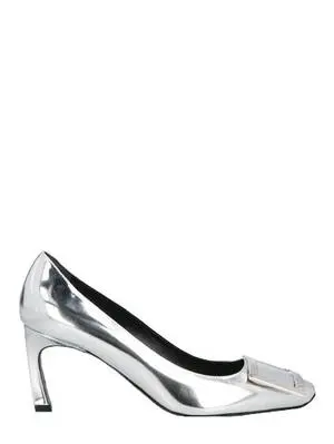 ROGER VIVIER Pumps In Leather With Metal Detailing