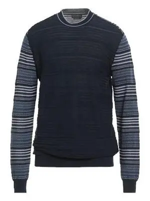 BALLANTYNE Cotton Striped Sweater - Blue