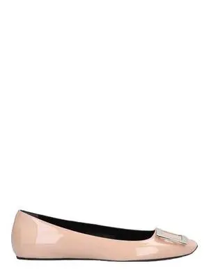 ROGER VIVIER Ballerina Flats With Metal Detail - Pink