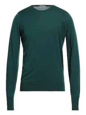 John Smedley Lightweight Merino Wool Crewneck Sweater Green