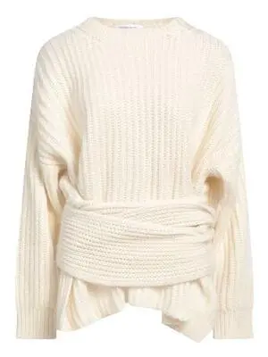 Fabiana Filippi Knitted Crewneck Sweater - White