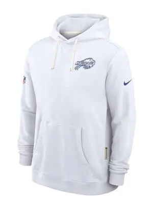 Nike Buffalo Bills Rivalries Collection Sideline Dri-fit Nfl Pullover Hoodie - White