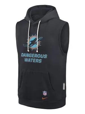 Nike Nfl Dri-fit Sleeveless Pullover Hoodie - Blue