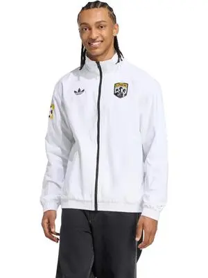 Adidas Columbus Crew 2025 Originals Archive Anthem Jacket - White / Black