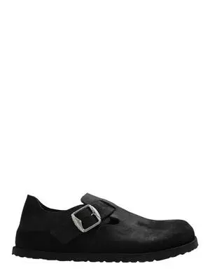 BIRKENSTOCK 1774 London Suede Shoes - Black