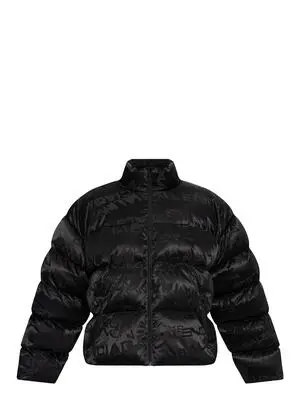 Balenciaga Logo Puffer Jacket - Black
