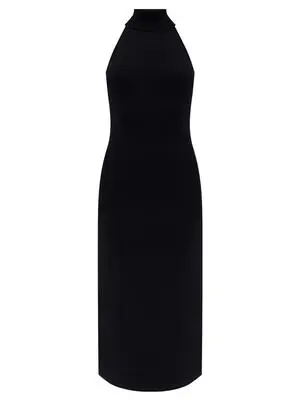 Cult Gaia Katara Fitted Midi Dress - Black