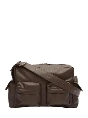 SAMO ONDOH Utility Medium Crossbody Bag - Brushed Chocolate