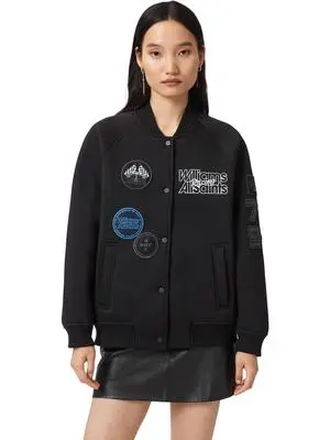 ALLSAINTS Williams X Nico Bomber Jacket - Black