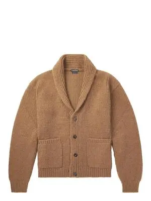 TOM FORD Shawl-collar Cashmere Cardigan - Brown