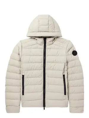Canada Goose Crofton Quilted Hooded Down Jacket - Gray
