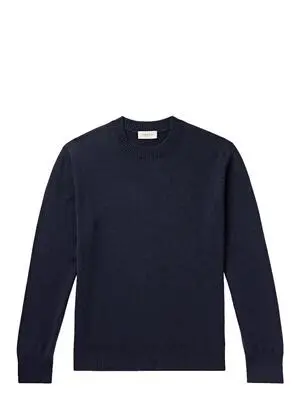 PIACENZA CASHMERE 1733 Slim-fit Cashmere Sweater - Blue